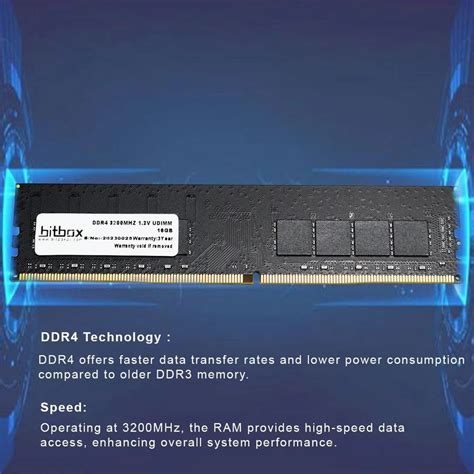 bitbox 16gb ram random access memory ddr4 3200mhz 1 2v for desktop at