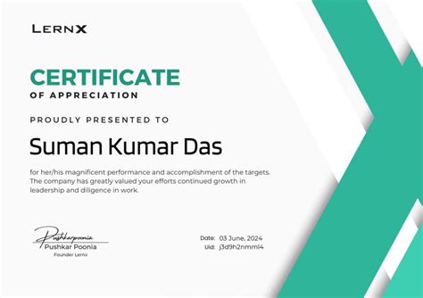Suman Kumar Dᴀs On Linkedin Professionalgrowth Appreciation Achievement Lernx