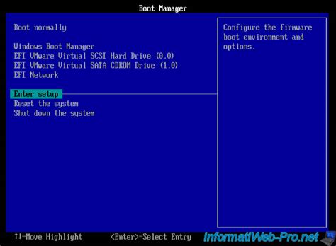 Force Booting A Virtual Machine On The Bios Efi Firmware With Vmware Workstation Vmware