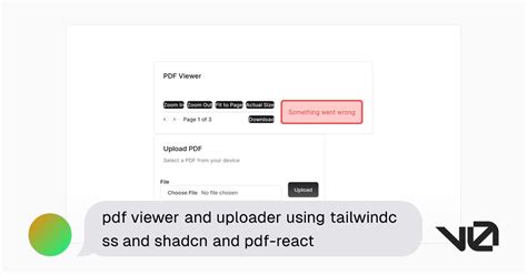 Pdf Viewer And Uploader Using Tailwindcss And Shadcn And Pdf React A
