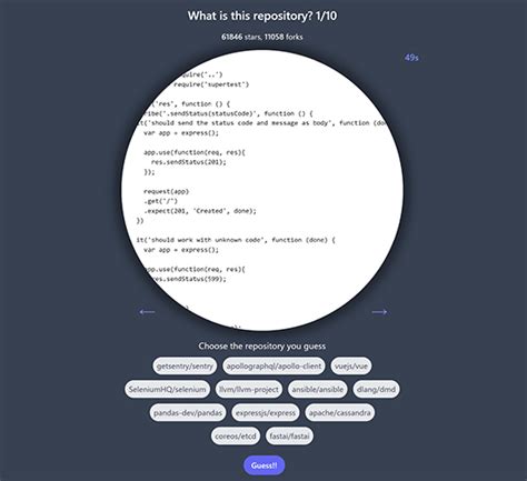 コードを読んでリポジトリ名を当てろ！ プログラマ向けゲーム「github Guessr」が登場 － Publickey