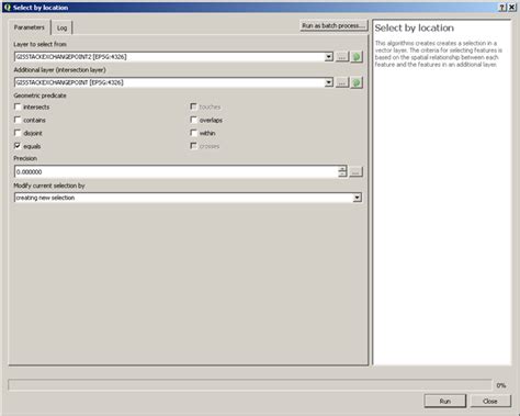 comparing two point layers using qgis geographic information systems