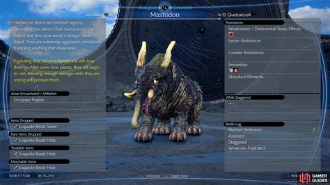 Mastodon Final Fantasy Vii Rebirth Database Gamer Guides®