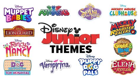 Theme Songs Compilation Disneyjr Youtube