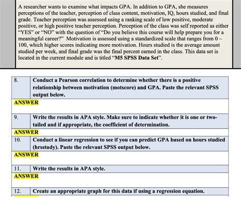 Module Presentation Practice File Sav DataSet Chegg Com