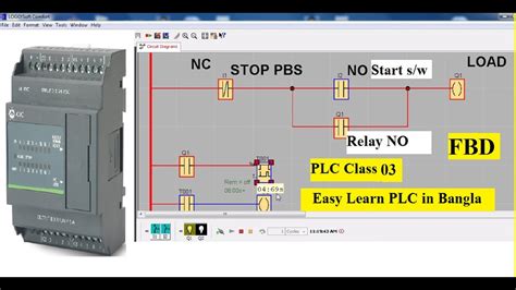 Easy Learn Plc In Bangla Class 03 How To Make Fbd Program In Plc Youtube