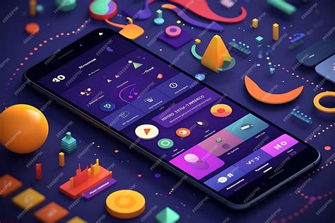 A Showcase Of Various Mobile App Interfaces With A Clean And Modern Design Premium Ai