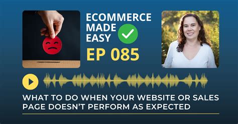 what to do when your website or sales page doesn t perform as expected
