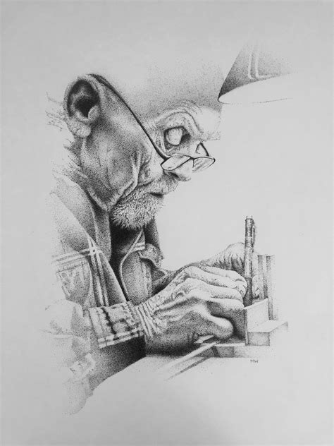 A Drawing Of My Grandpa Rdrawing