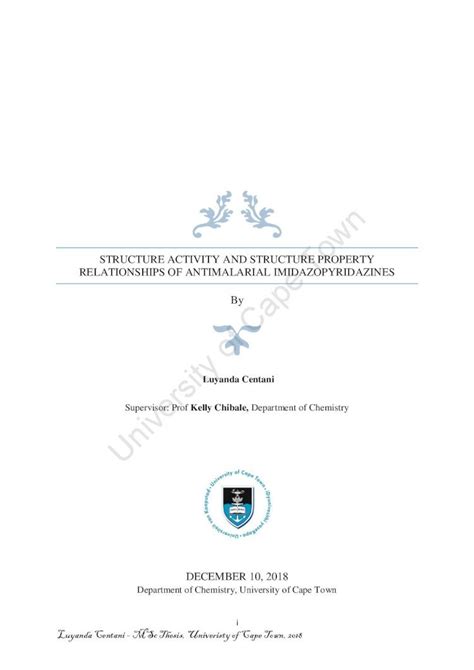 Pdf Structure Activity And Structure Property · 2020 3 29