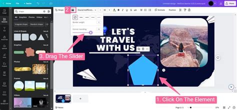 How To Round Corners In Canva Easy Steps Round Corner Easy Step Photo Frame