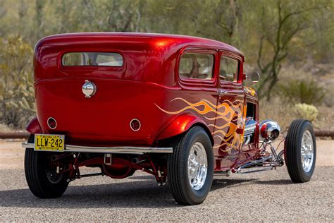 No Reserve 354 Hemi Powered 32 Ford Tudor Sedan Hot Rod For Sale On