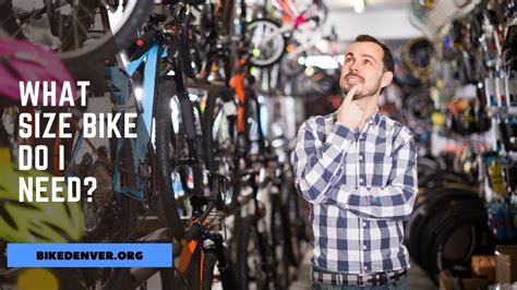Bike Size Chart For Height - What Size Bike Do You Need?