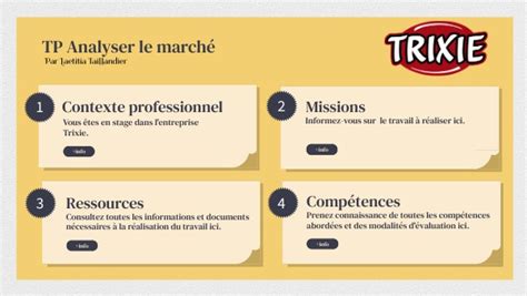 MCV TP ANALYSER LE MARCHE