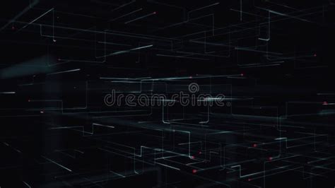 3d Circuit Board Data Stream Technology Background Stock Video Video Of Circuit Connectivity