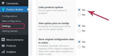 Link Products To Configuration Options Orion Products Documentation