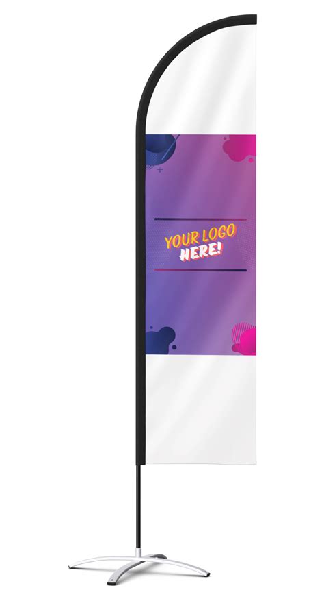 Buy Custom Curve Top Flags Promotional And Custom Curve Flags