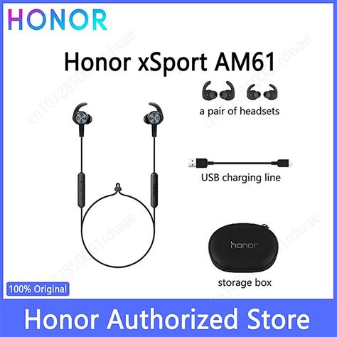 New Honor Xsport Am61 Earphone Bluetooth Wireless Connection With Mic ...