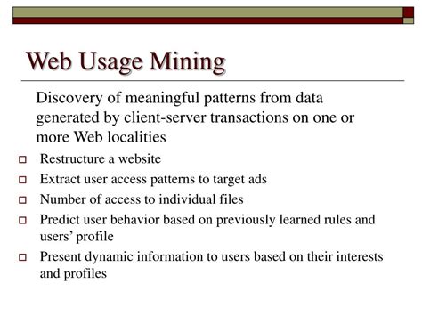 PPT Web Mining PowerPoint Presentation Free Download ID