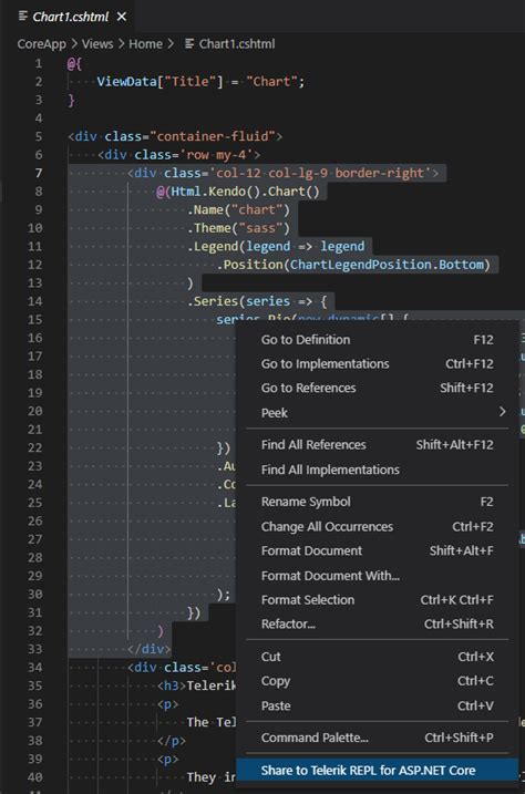 Telerik UI for ASP.NET Core Productivity Tools - Visual Studio Marketplace