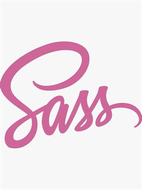 sass sticker by mikeleiza redbubble