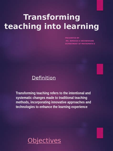Transforming Teaching Pdf