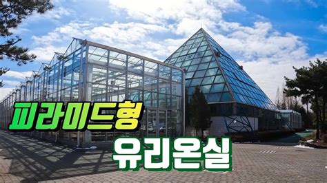 피라미드형 유리온실 겨울속 봄을 만나다 서울 근교 가 볼만한 곳 안산 식물원 Youtube