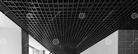 Ceiling Cladding With Panels Stock Image Image Of Modern Texture 310991451