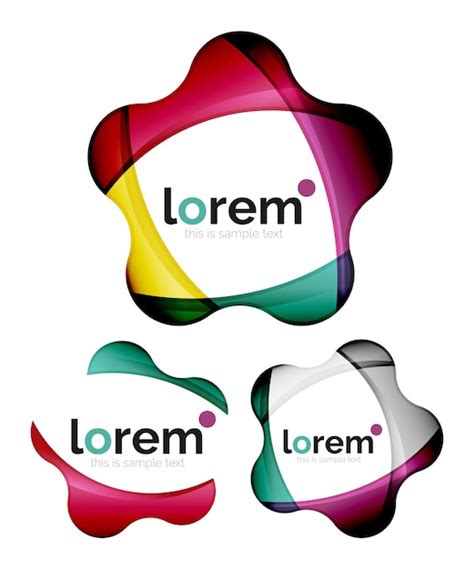 Premium Vector Set Of Geometric Convergence Vector Icons