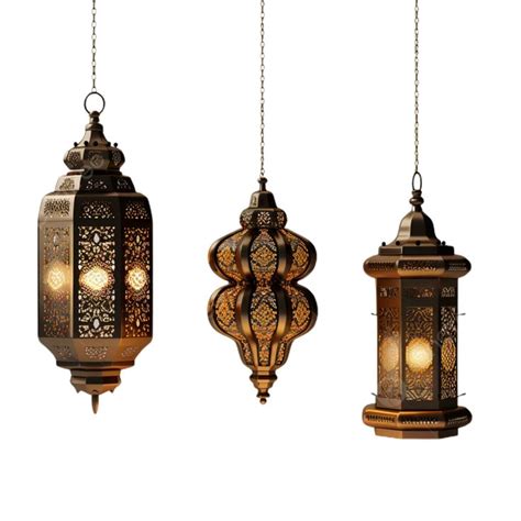 Hanging Beautiful Islamic Lanterns And Lamps