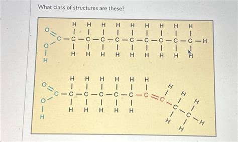 Solved What Class Of Structures Are These Hicit C C C C