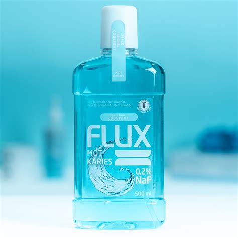 Flux Original Munnskyll Cool Mint 0 2 Fluor 500 Ml Dentalspar As