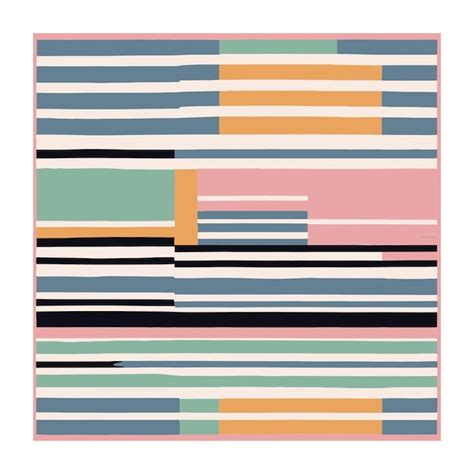 Premium Vector Mid Century Modern Colorful Pattern