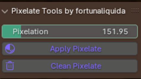 Pixelate Tools By Fortunaliquida Blender Addon Superhive Formerly Blender Market