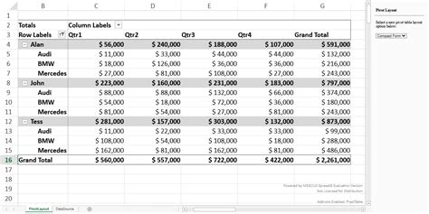 How To Add A Vue Pivot Table To Your Web Application Spreadjs