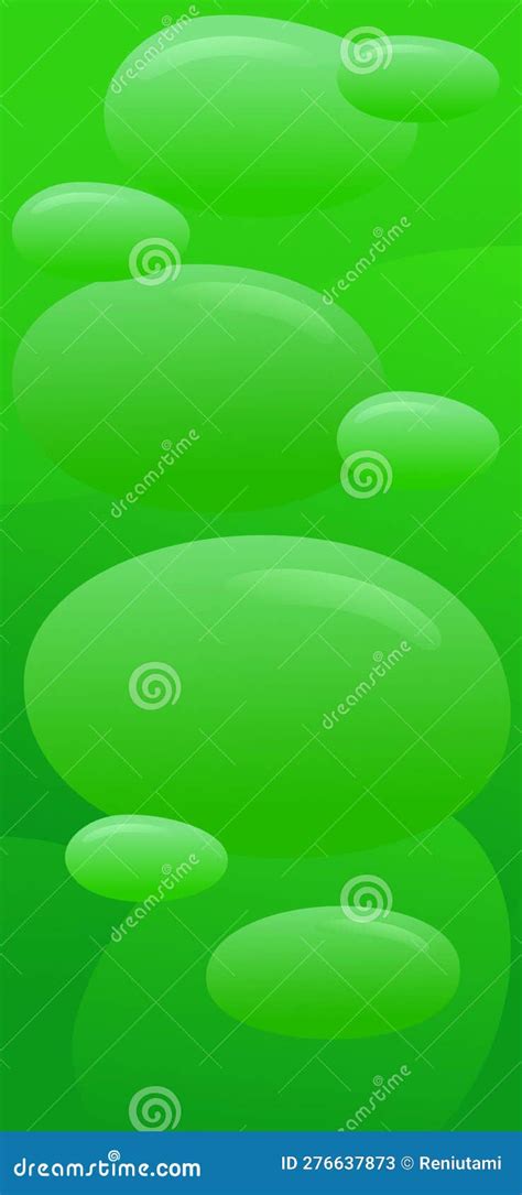 Green Blob Fluid Liquid Shape Vector Phone Wallpaper Stock Vector Illustration Of Card