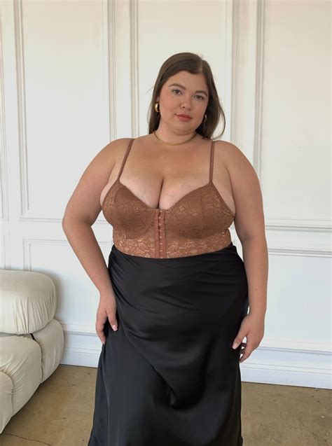 Plus Size Alexandria Lace Bralette Plus Intimates Curvy Fashion