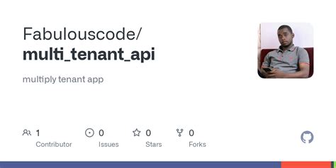 Github Fabulouscodemultitenantapi Multiply Tenant App