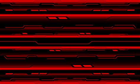 추상 벡터 기술 미래 지향적 인 레드 라이트 사이버 블랙 기하학적 디자인 원활한 패턴 배경 0명에 대한 스톡 벡터 아트 및 기타 이미지 0명 가상현실 강철 Istock