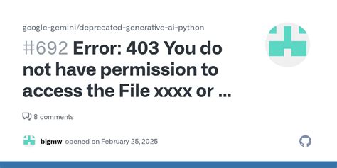 Error 403 You Do Not Have Permission To Access The File Xxxx Or It May