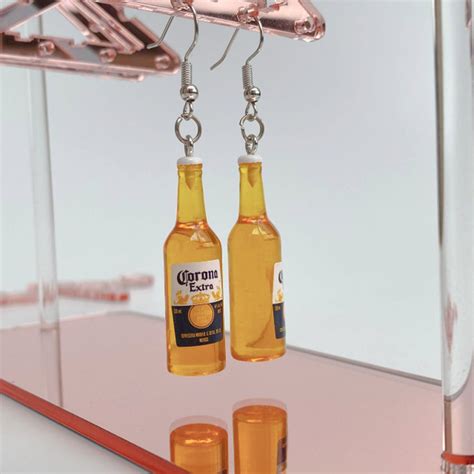 Серьги пиво Корона Экстра / Corona Extra - купить с доставкой по ...