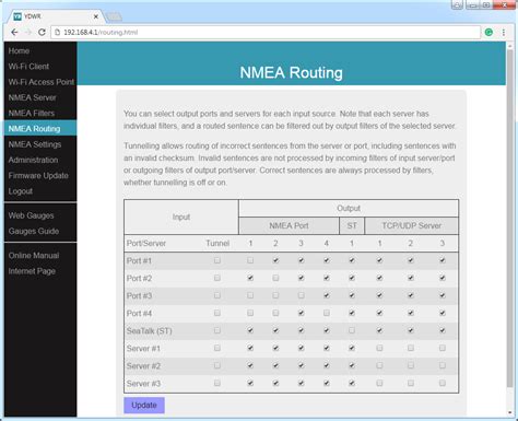 NMEA 0183 Wi Fi Router