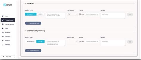 Creating Network Level Layer Policies For Service Tunnels SonicWall Cloud Secure Edge