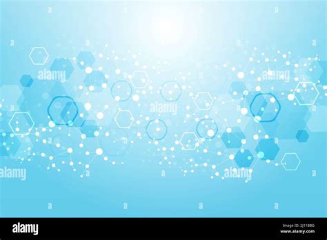 Hexagonal Abstract Background Big Data Visualization Global Network