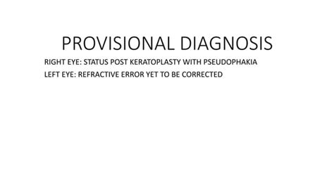 Post Keratoplasty Case Ppt