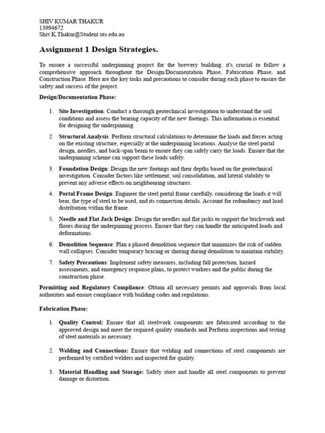 Thakur Shiv Kumar Assignment 1 Facade Engineering Pdf Demolition