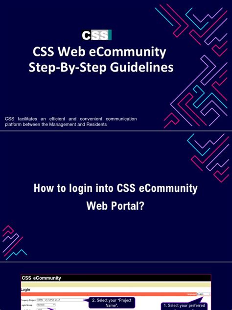 Css Web Ecommunity Guideline Residents View Pdf World Wide Web