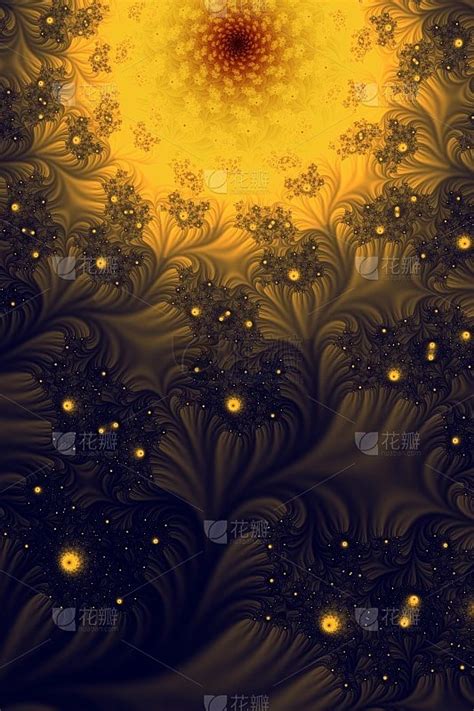 分形艺术素材 花瓣网