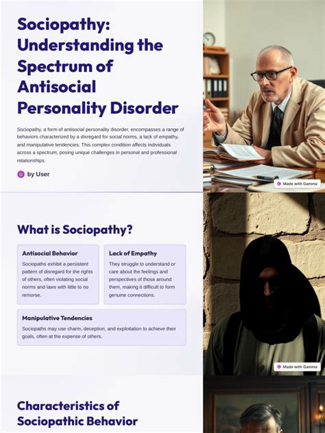 Sociopathy A Spectrum Explained Pdf Antisocial Personality