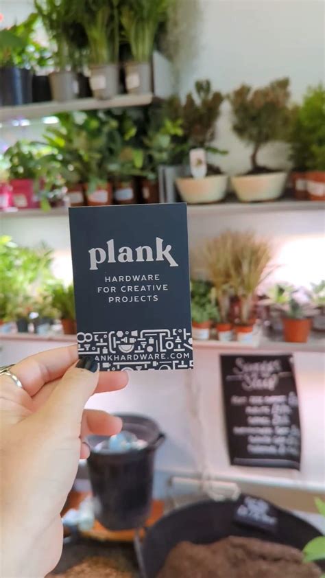 Plank Hardware Mint Plants
